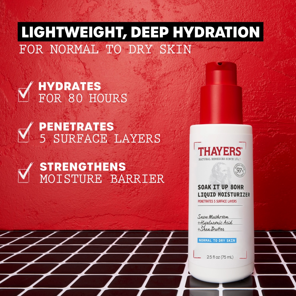 Soak It Up Liquid Moisturizer - Normal to Dry Skin - Thayers