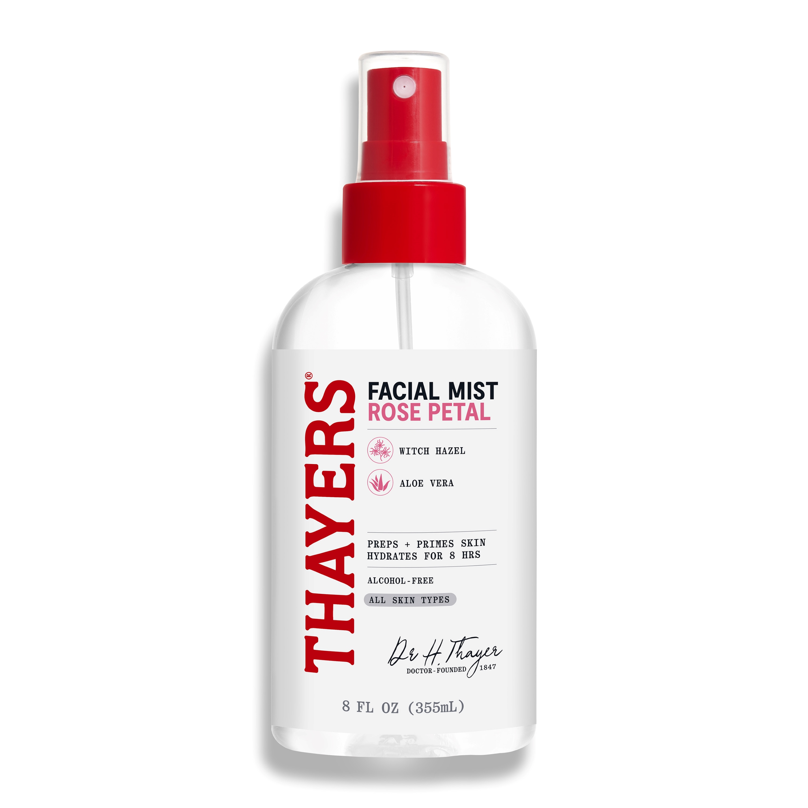 Rose Petal Facial Mist with Witch Hazel - 8 oz. - Thayers