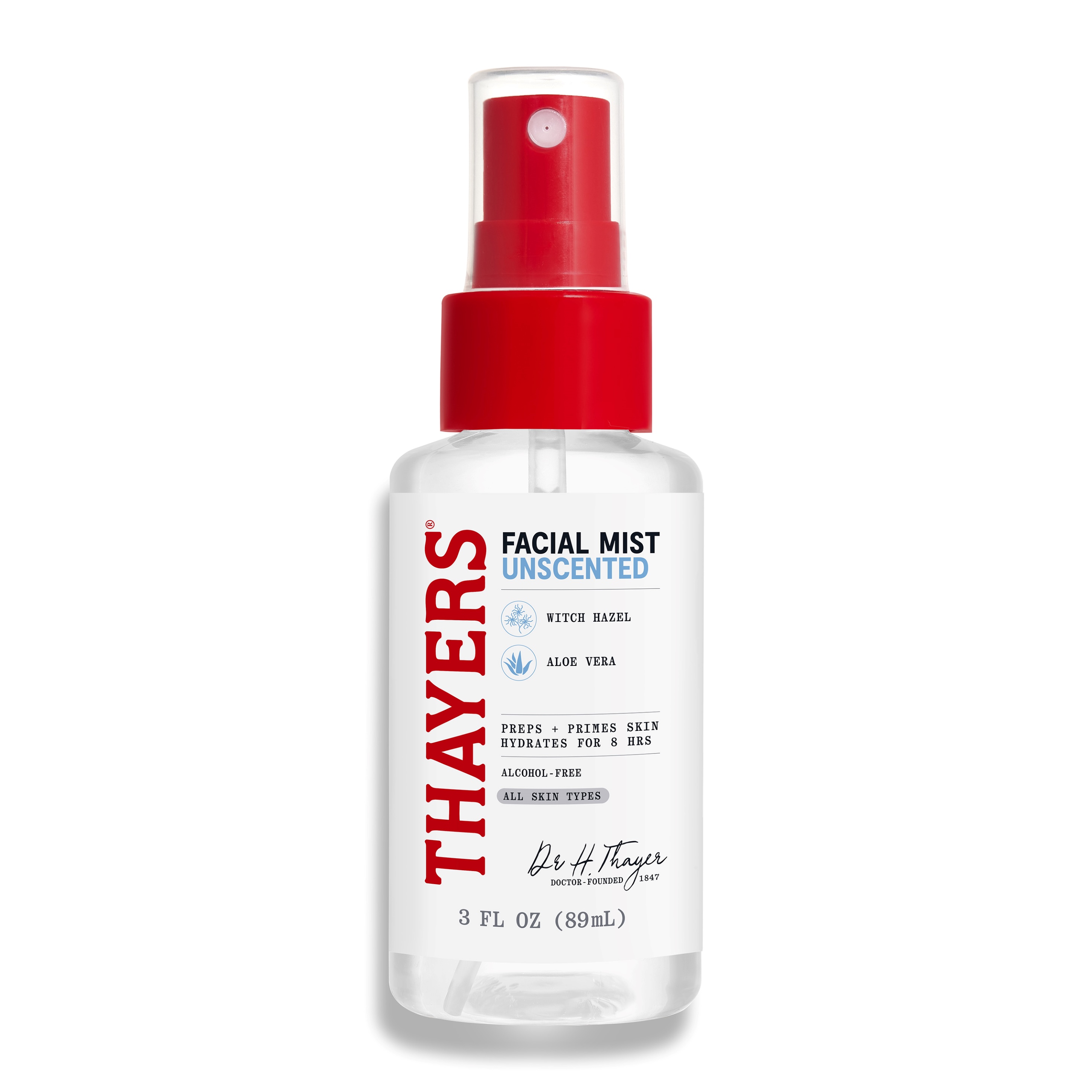 Unscented Witch Hazel Facial Toner Mist - 3 oz. - Thayers
