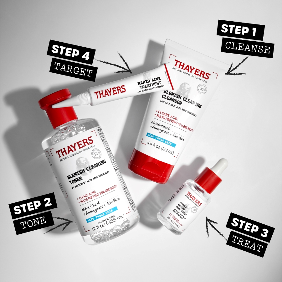 Blemish Clearing 2% BHA Toner for Acne-Prone Skin - Thayers