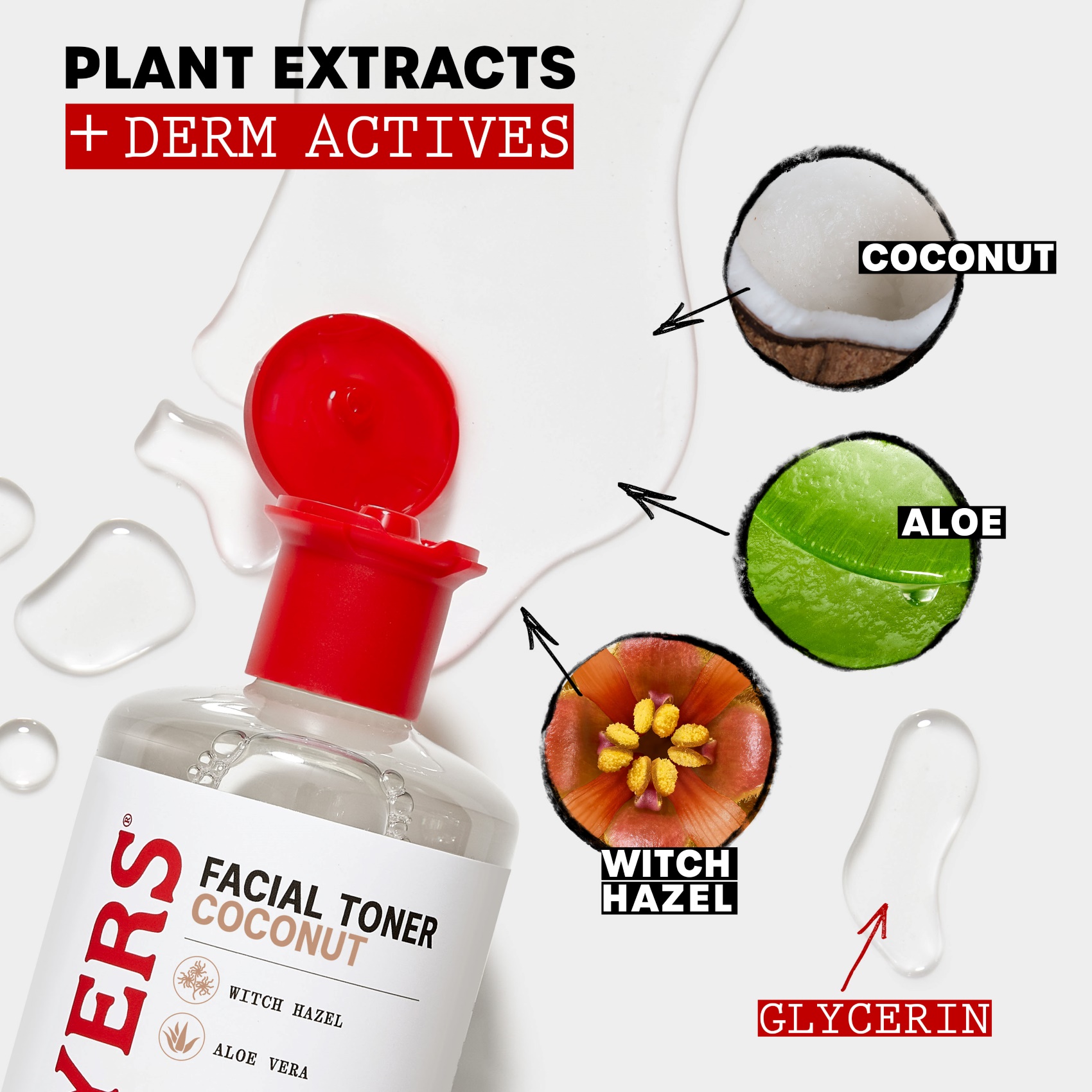 Hydrating Coconut Water Facial Toner - 12 oz. - Thayers