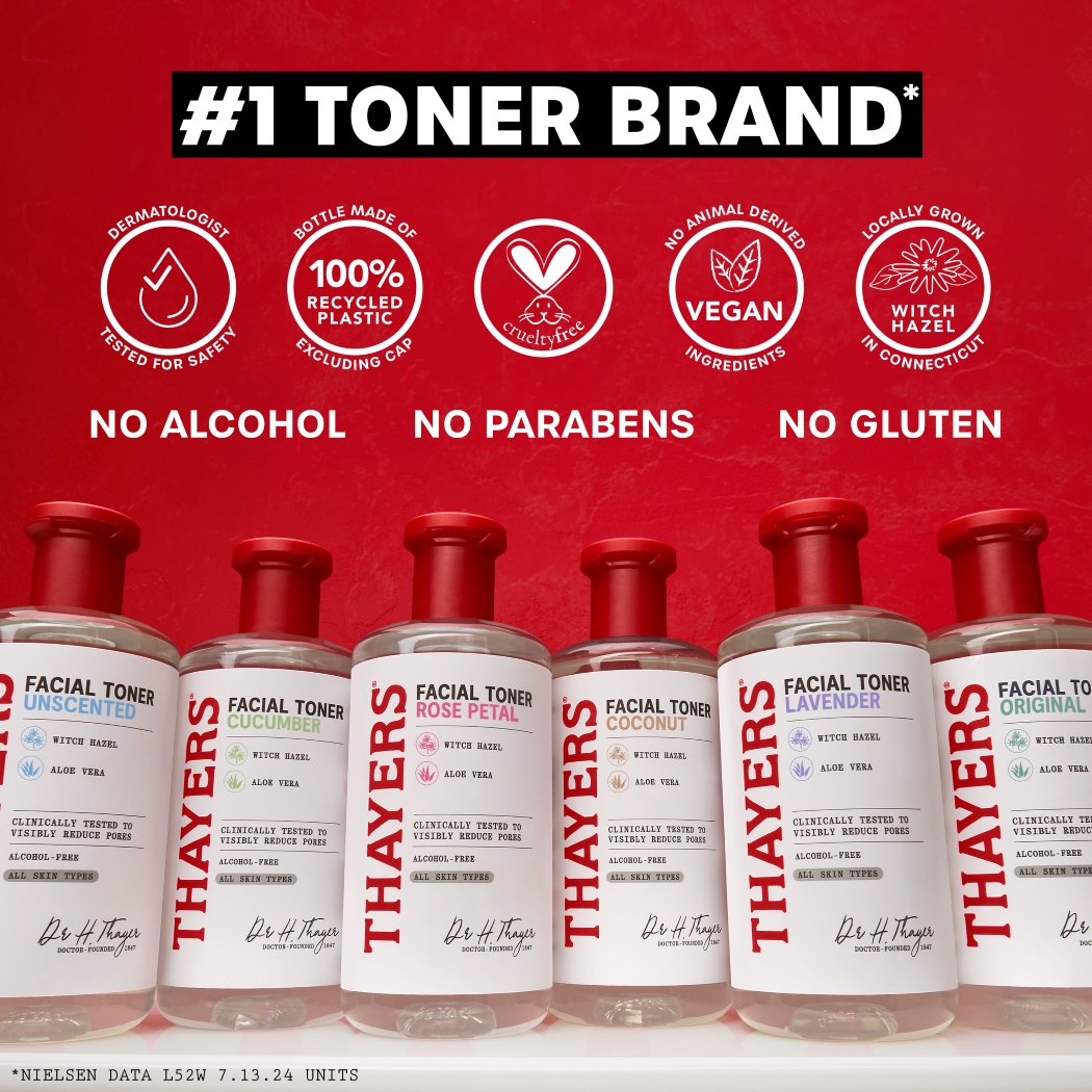 Original Witch Hazel Facial Toner - 12 oz. - Thayers