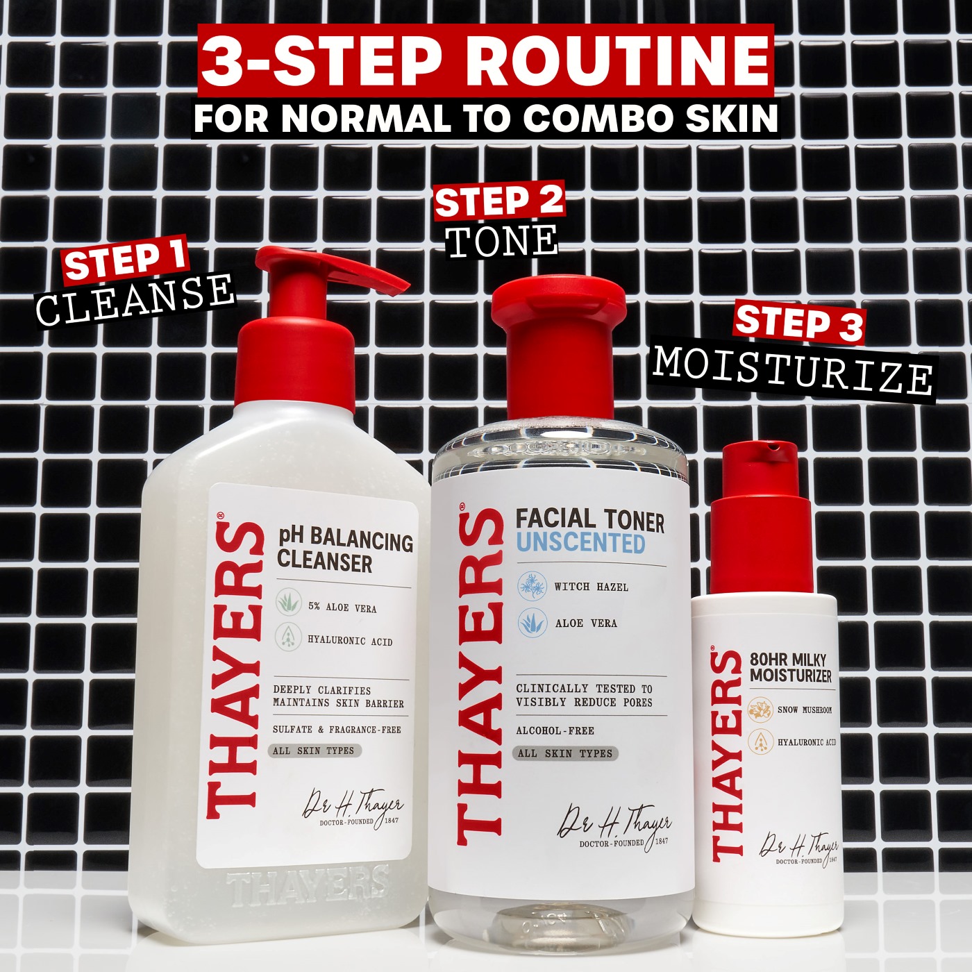 Unscented Witch Hazel Facial Toner - 12 oz. – Thayers